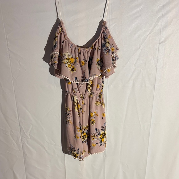 miami | Dresses | Miami Yellow And Pink Textured Dress | Poshmark